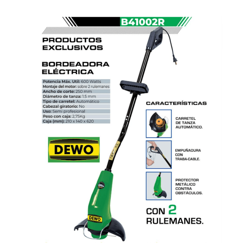 BORDEADORA DEWO 600w B41002RE